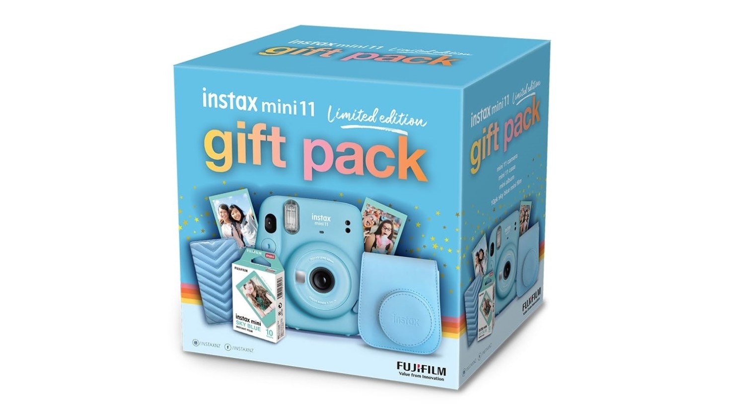Fujifilm Instax Mini 11 Limited Edition Gift Pack (Blue) | Instant ...
